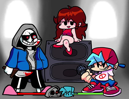 Friday Night Funkin vs Dusttale Sans Game Play Online for Free