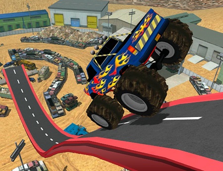 Construction Ramp Jumping Game Play Online for Free
